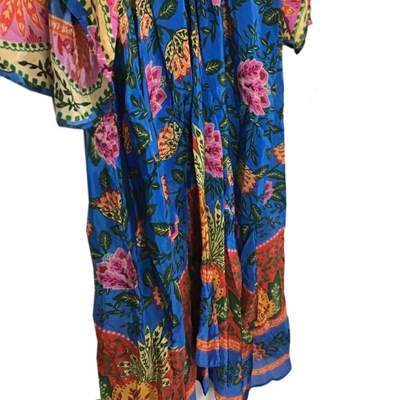 FARM Rio | Dresses | Farm Rio Pineapple Garden Caftan Maxi Dress | Poshmark